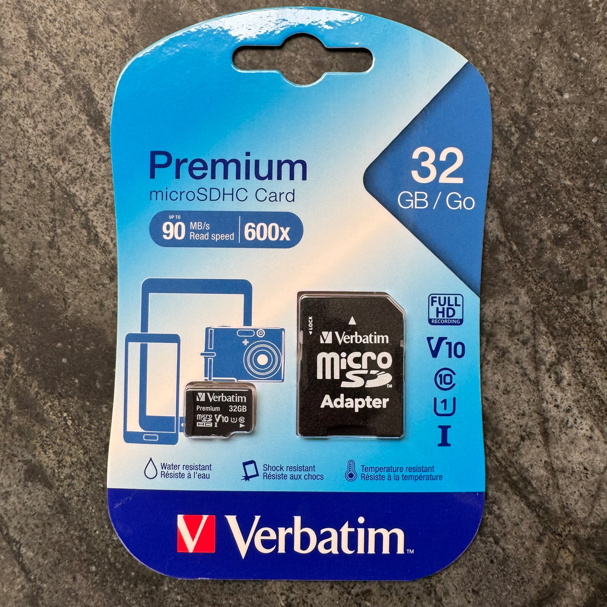 Verbatim Premium 32GB MicroSD-HC Card with Adapter – Junktion NZ